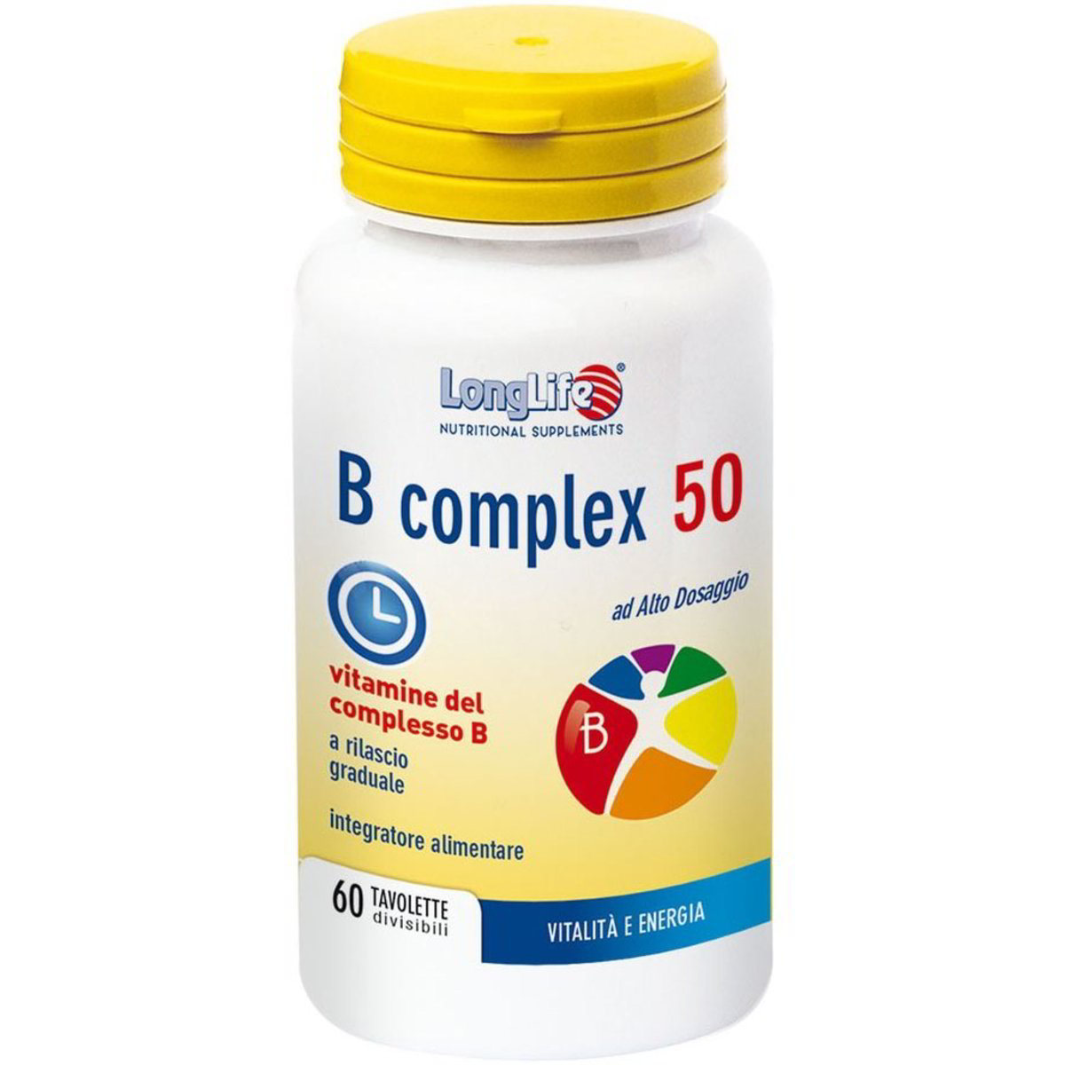 Integratore di vitamine del complesso B x50 LONGLIFE 78 G - Coop Shop