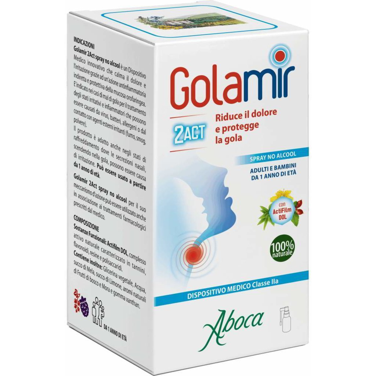 Spray naturale calma dolore e irritazione gola GOLAMIR 30 ML - Coop Shop