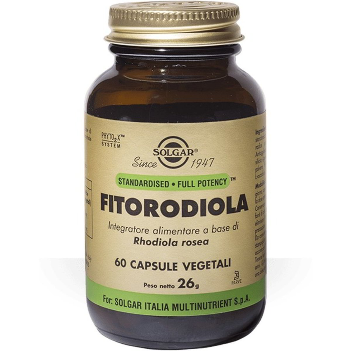 FITORODIOLA 60VEGICPS 26G - Coop Shop