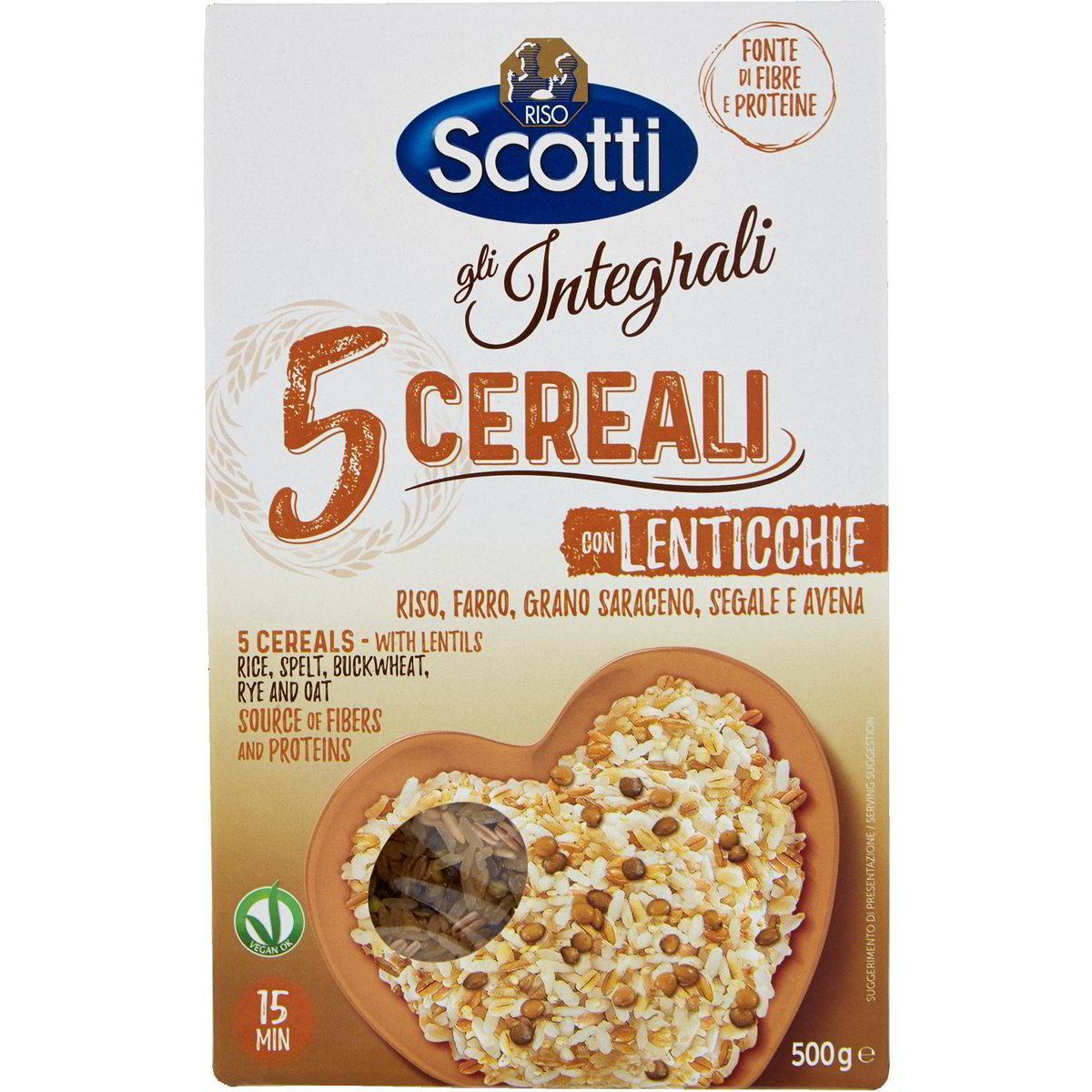 Riso con 5 cereali e legumi misti RISO SCOTTI 500 G - Coop Shop