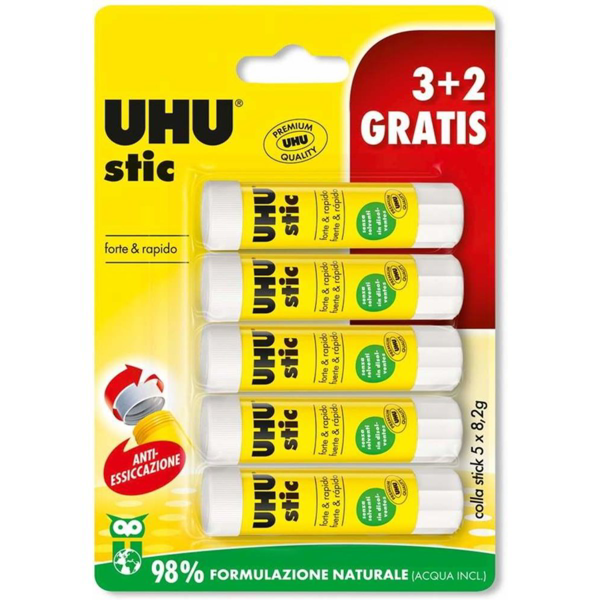 Colla stic x5 UHU 5 X 8,2 G - Coop Shop