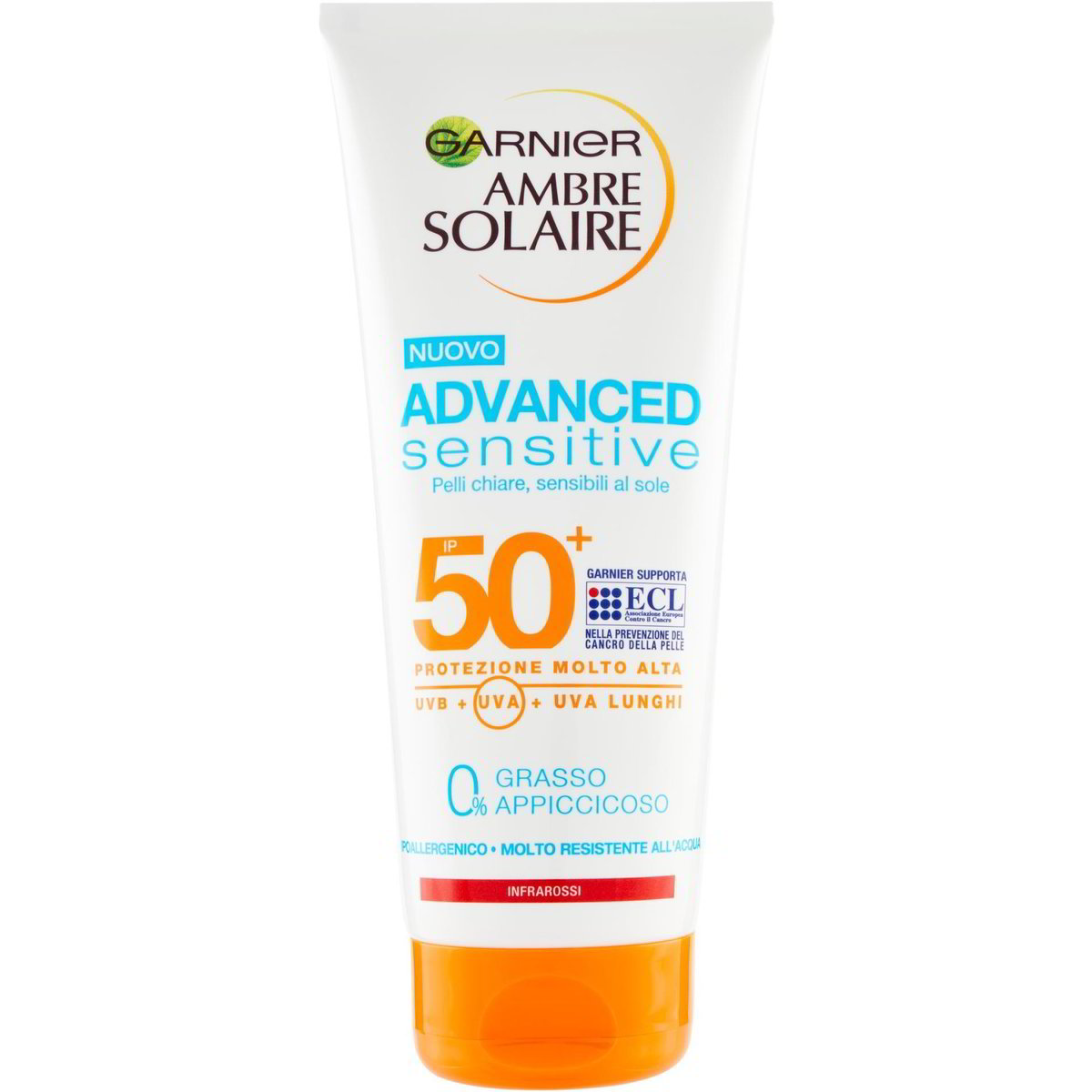 Solare crema protezione advanced sensitive spf 50+ GARNIER - AMBRE ...