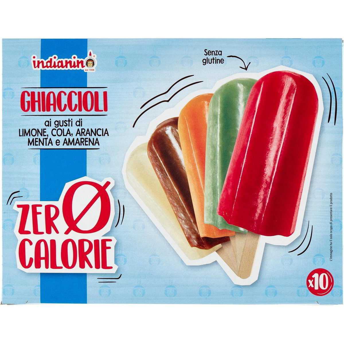 Ghiaccioli gusti assortiti zero calorie INDIANINO 750 G - Coop Shop