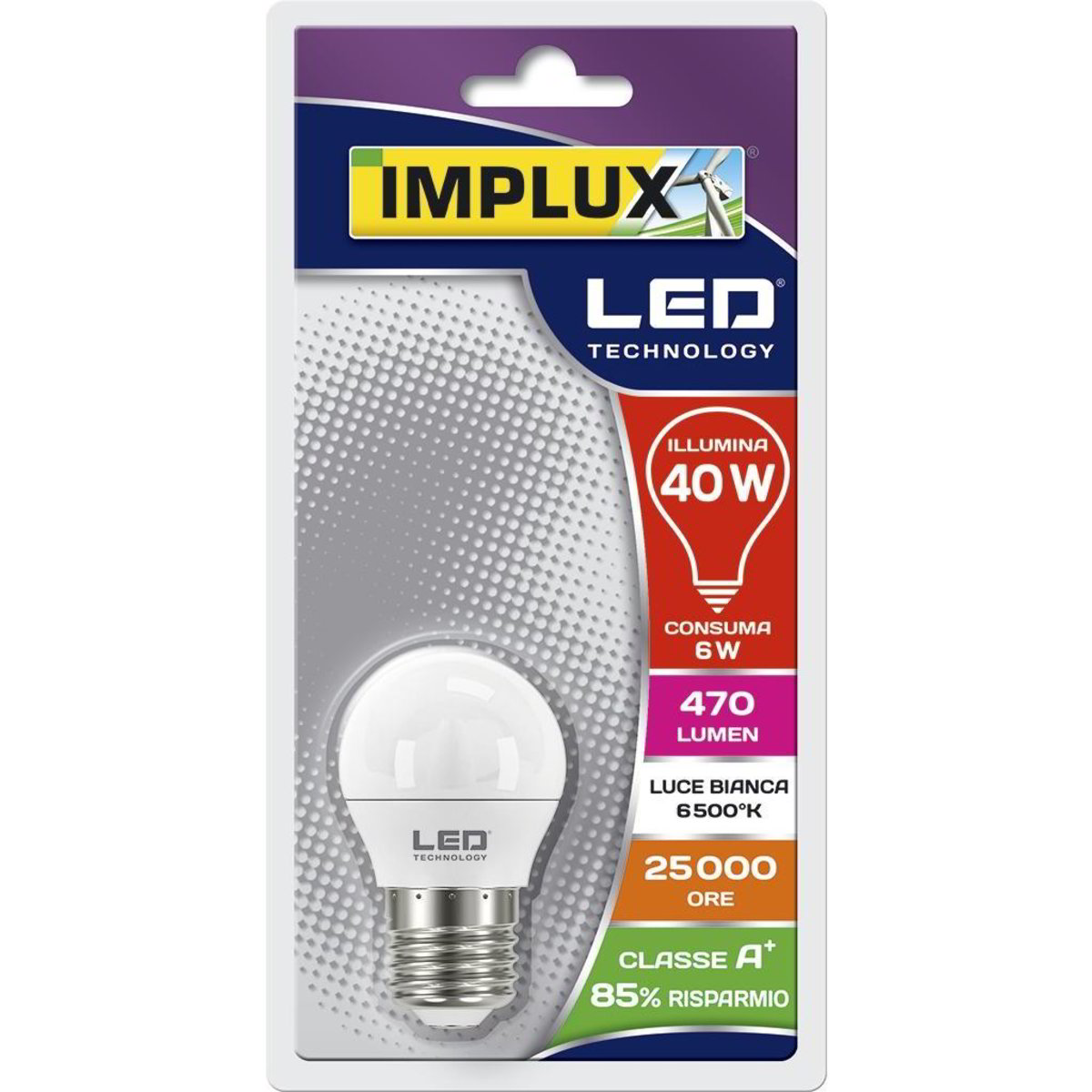 Lampada led sfera e27 470 lumen 40w IMPLUX 1 PZ - Coop Shop