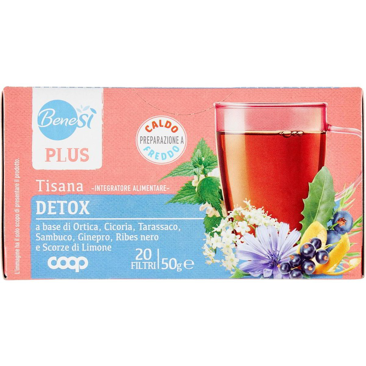 Tisana detox plus x20 COOP - BENE SI 50 G - Coop Shop