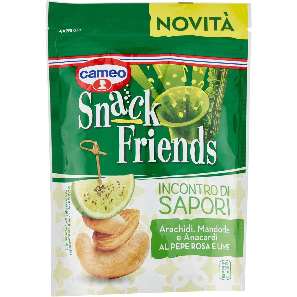 Snack al pepe rosa e lime friends incontro sapori CAMEO 120 G - Coop Shop