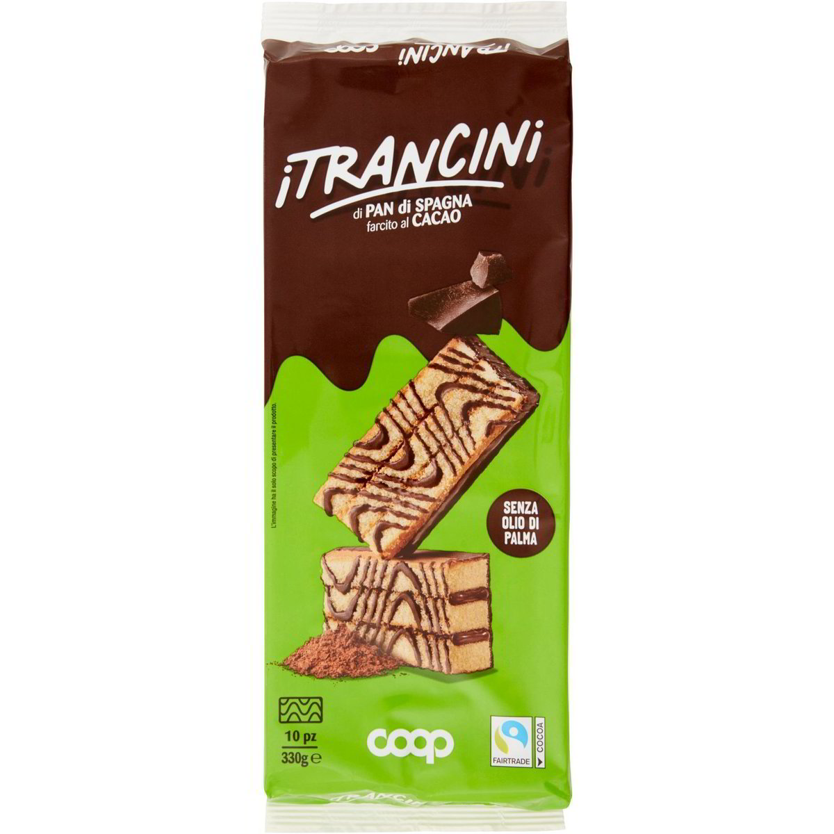 Merendine i trancini di pan di spagna al cacao COOP 10 X 33 G - Coop Shop