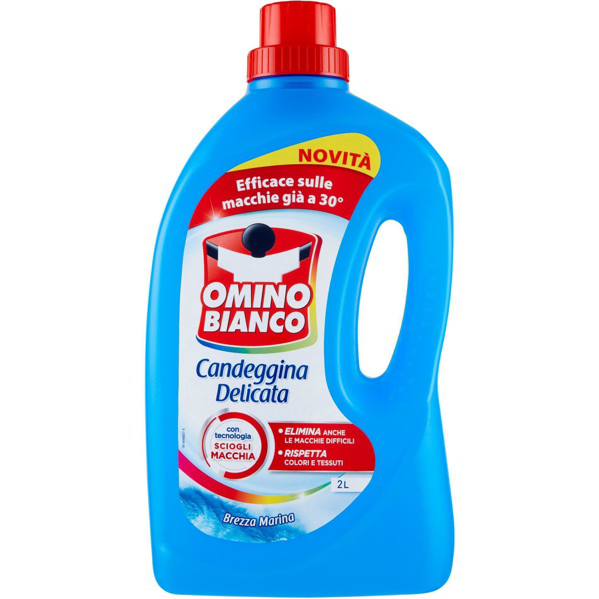 Candeggina delicata brezza marina OMINO BIANCO 2000 ML - Coop Shop