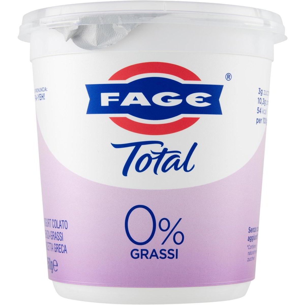 Yogurt colato ricetta greca total 0% grassi FAGE 950 G - Coop Shop