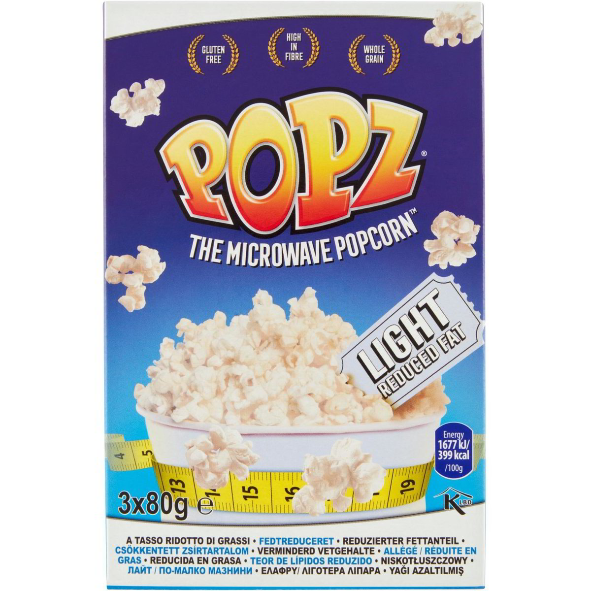 Pop corn light per microonde POPZ 3 X 80 G - Coop Shop