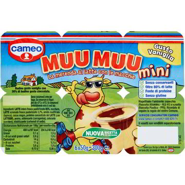 Dessert muu muu mini alla vaniglia CAMEO 6 X 50 G - Coop Shop