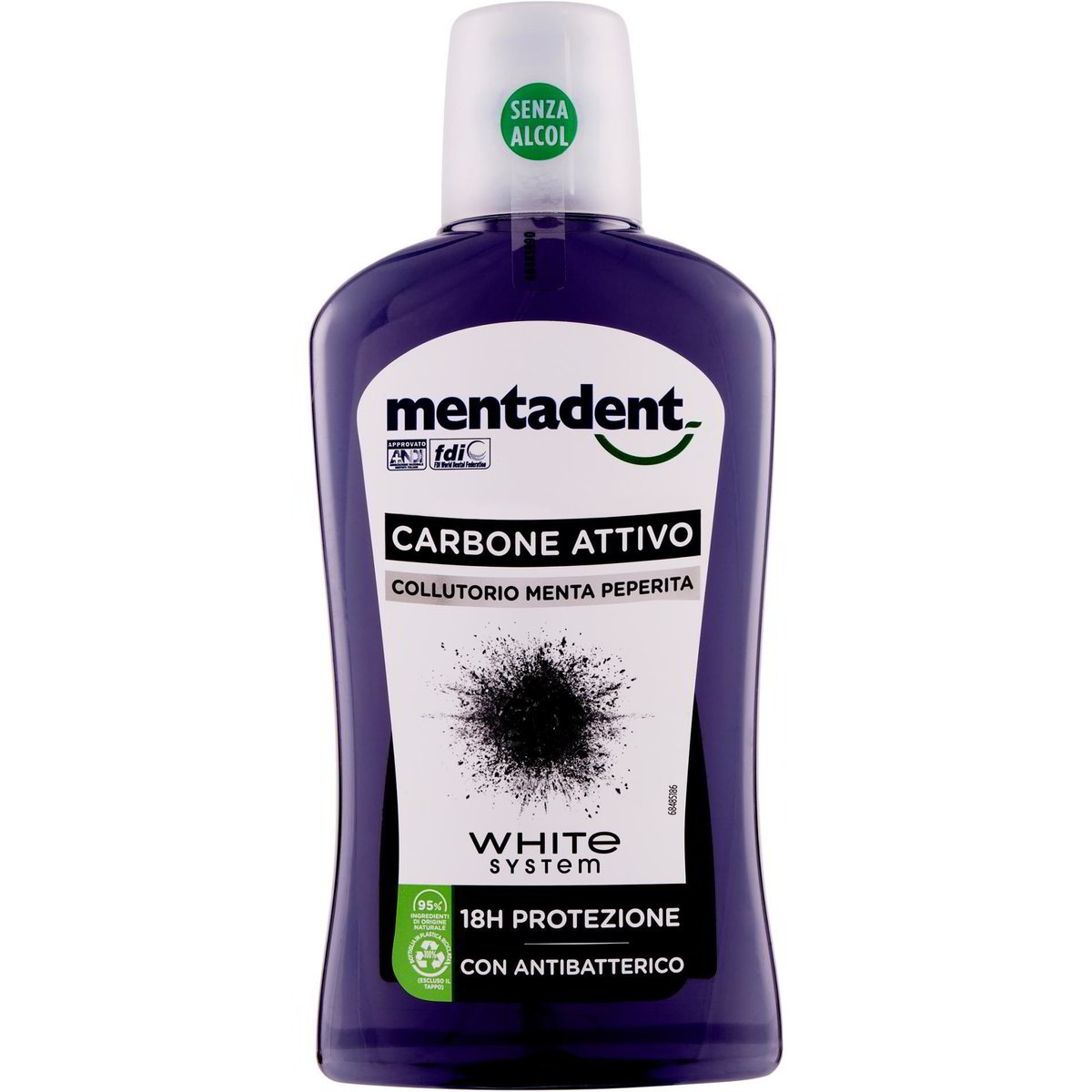 Collutorio carbone attivo alla menta peperita MENTADENT 500 ML - Coop Shop