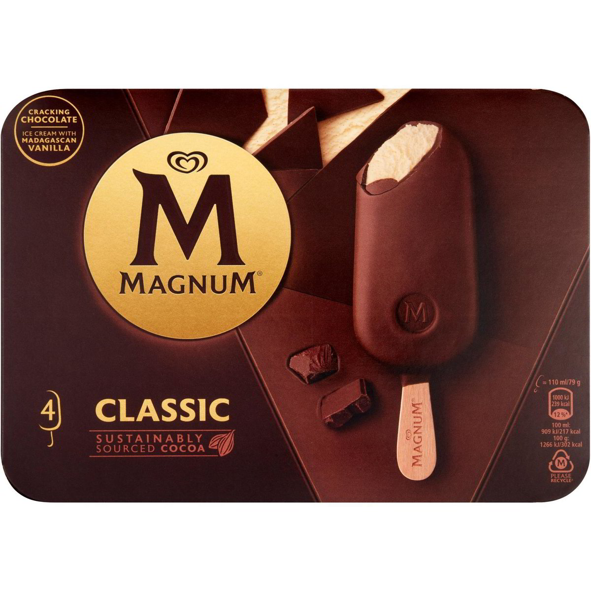Magnum classic ALGIDA 4 X 79 G - Coop Shop