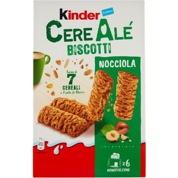 Kinder cereali con nocciole FERRERO 204 G - Coop Shop