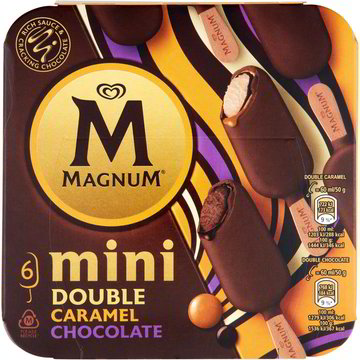 Magnum mini double caramel ALGIDA 6 X 50 G - Coop Shop