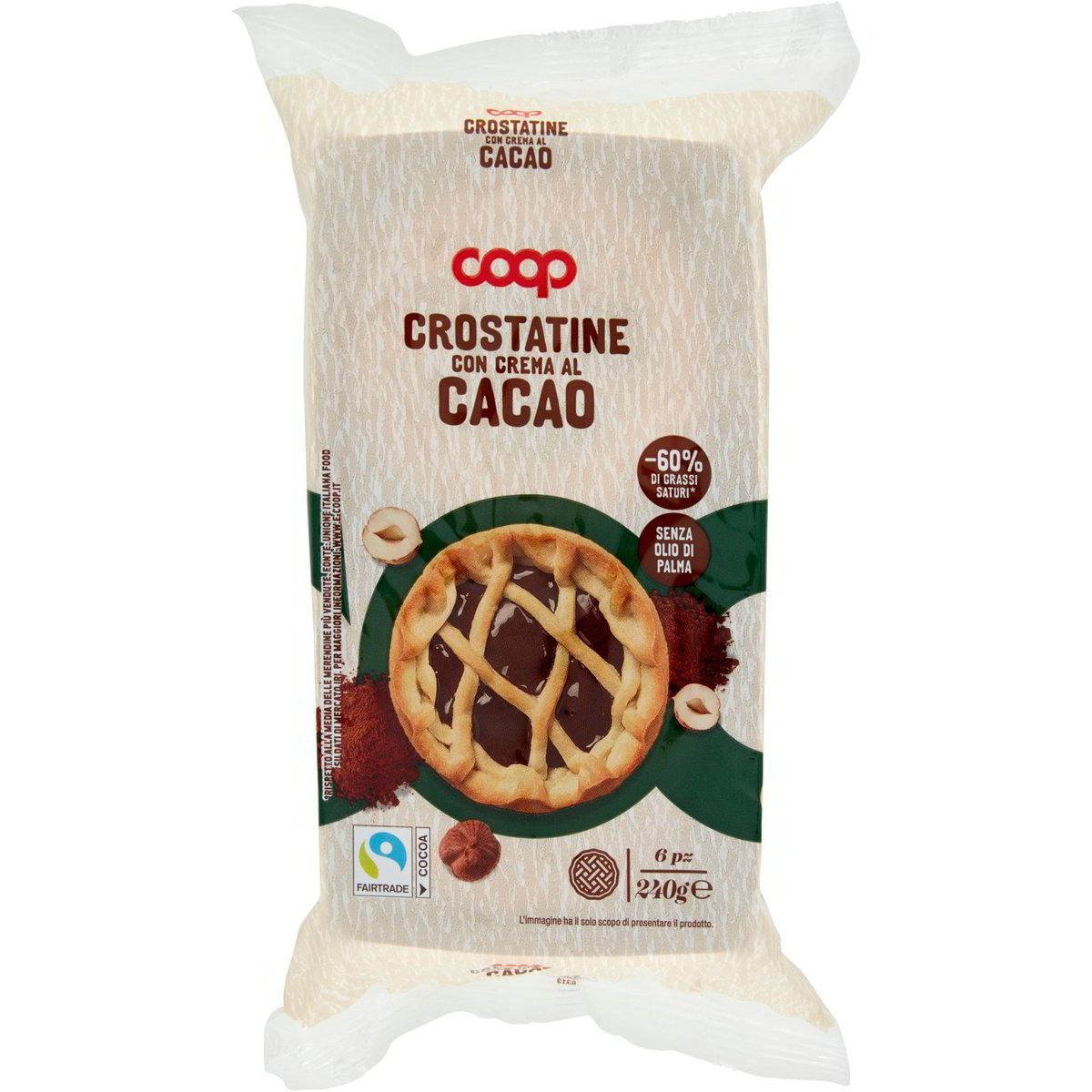 Merendine crostatina al cacao COOP 6 X 40 G - Coop Shop