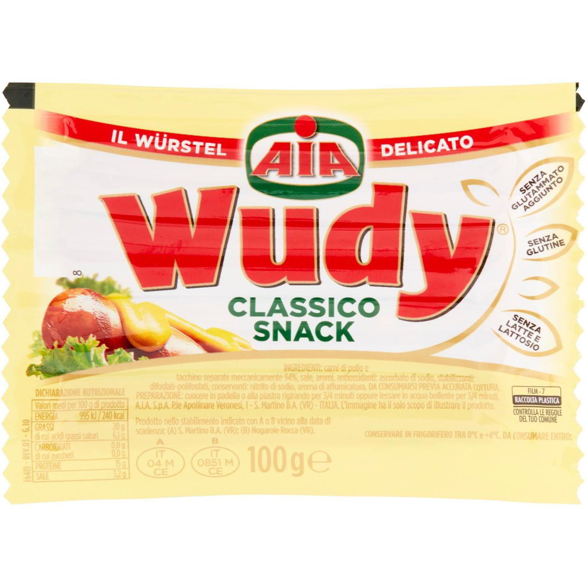 Wurstel classico WUDY 100 G - Coop Shop