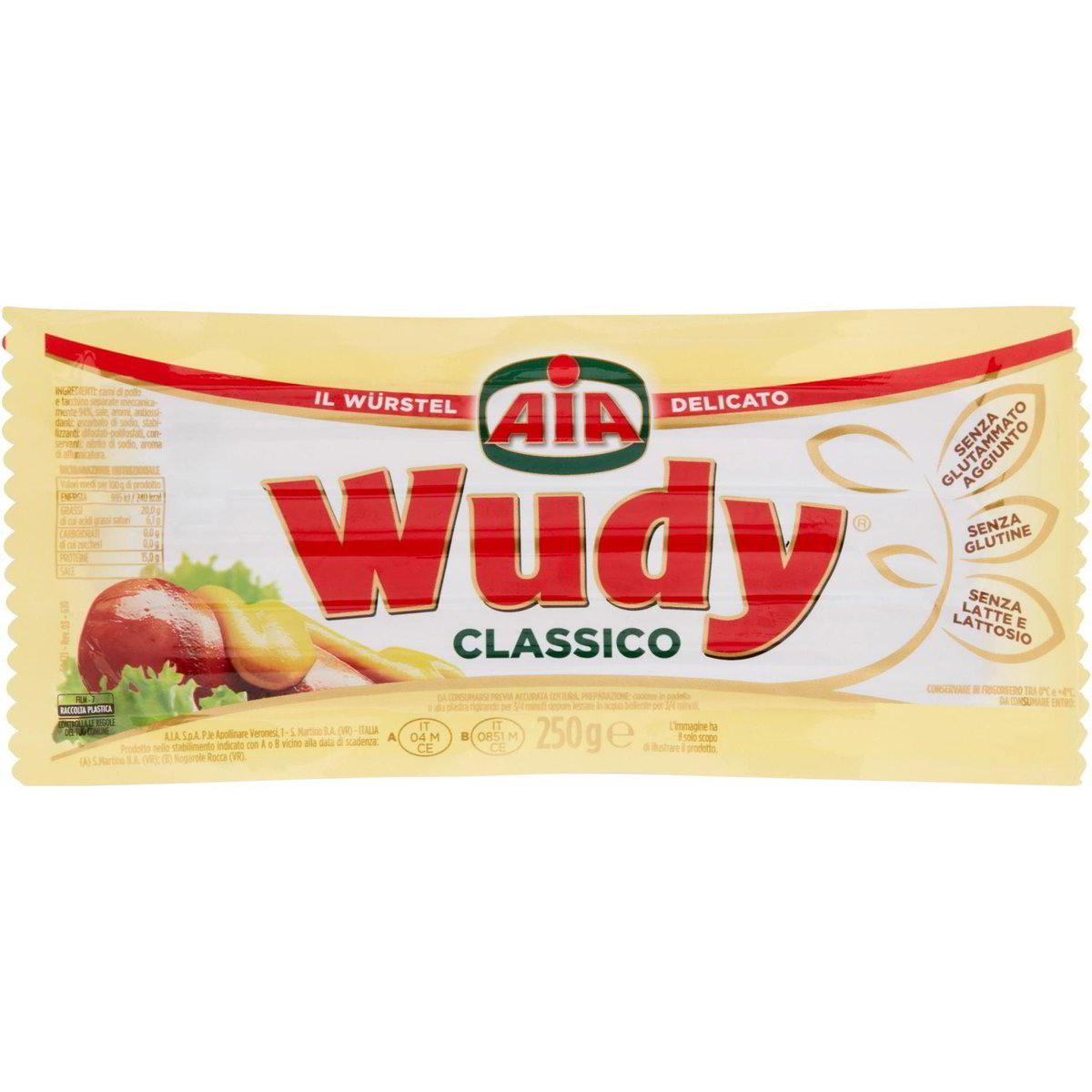 Wurstel classico WUDY 250 G - Coop Shop