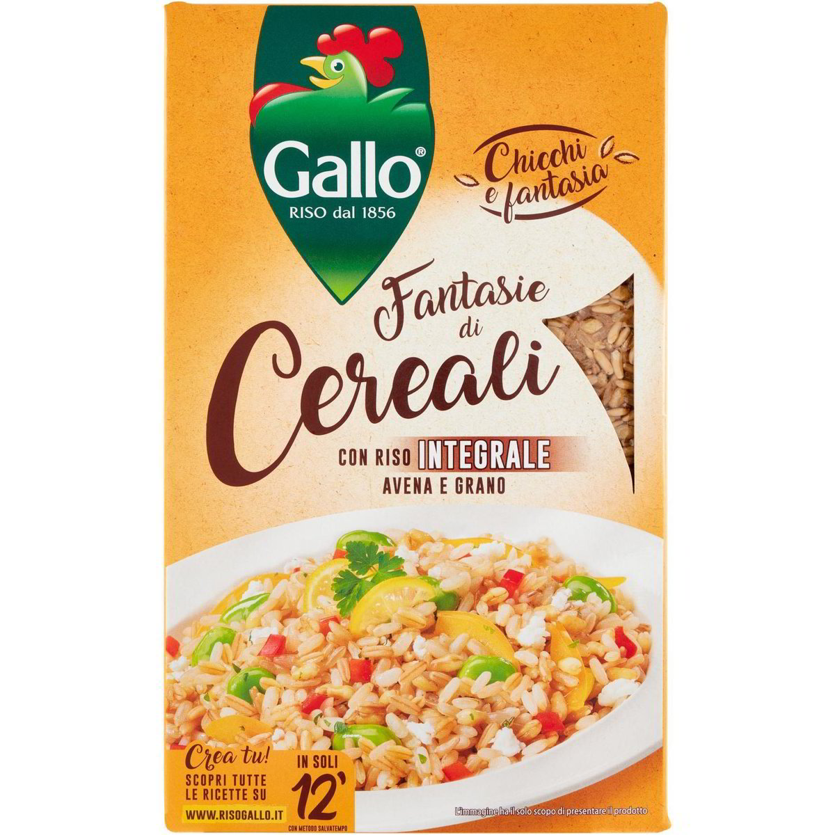Riso integrale/avena/grano chicchi di natura RISO GALLO 800 G - Coop Shop
