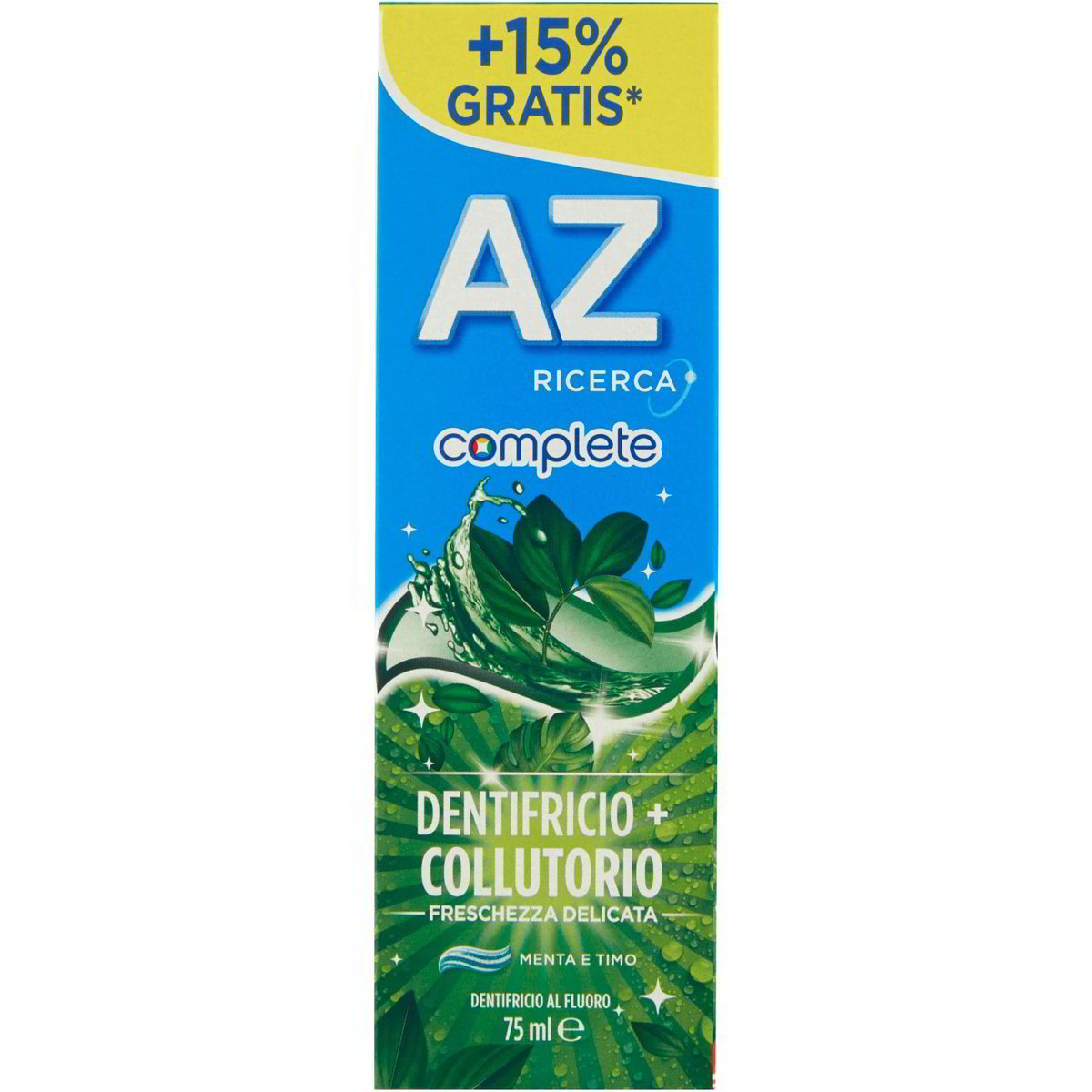 Dentifricio con collutorio complete freschezza del AZ 75 ML - Coop Shop