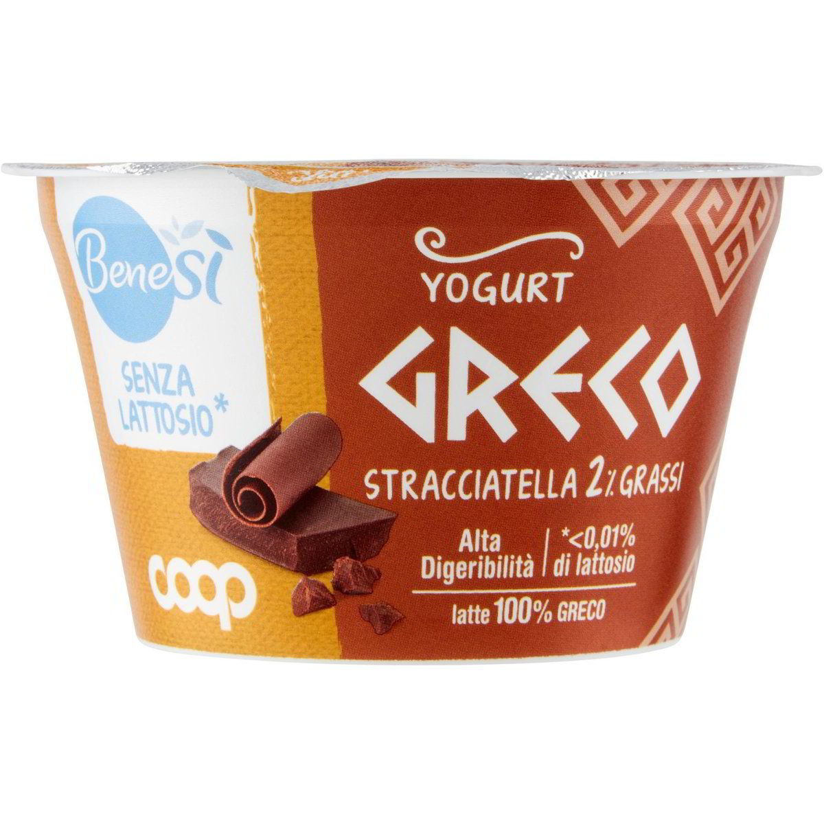 Yogurt greco stracciatella 2% grassi no lattosio COOP - BENE Sì 150 GR ...