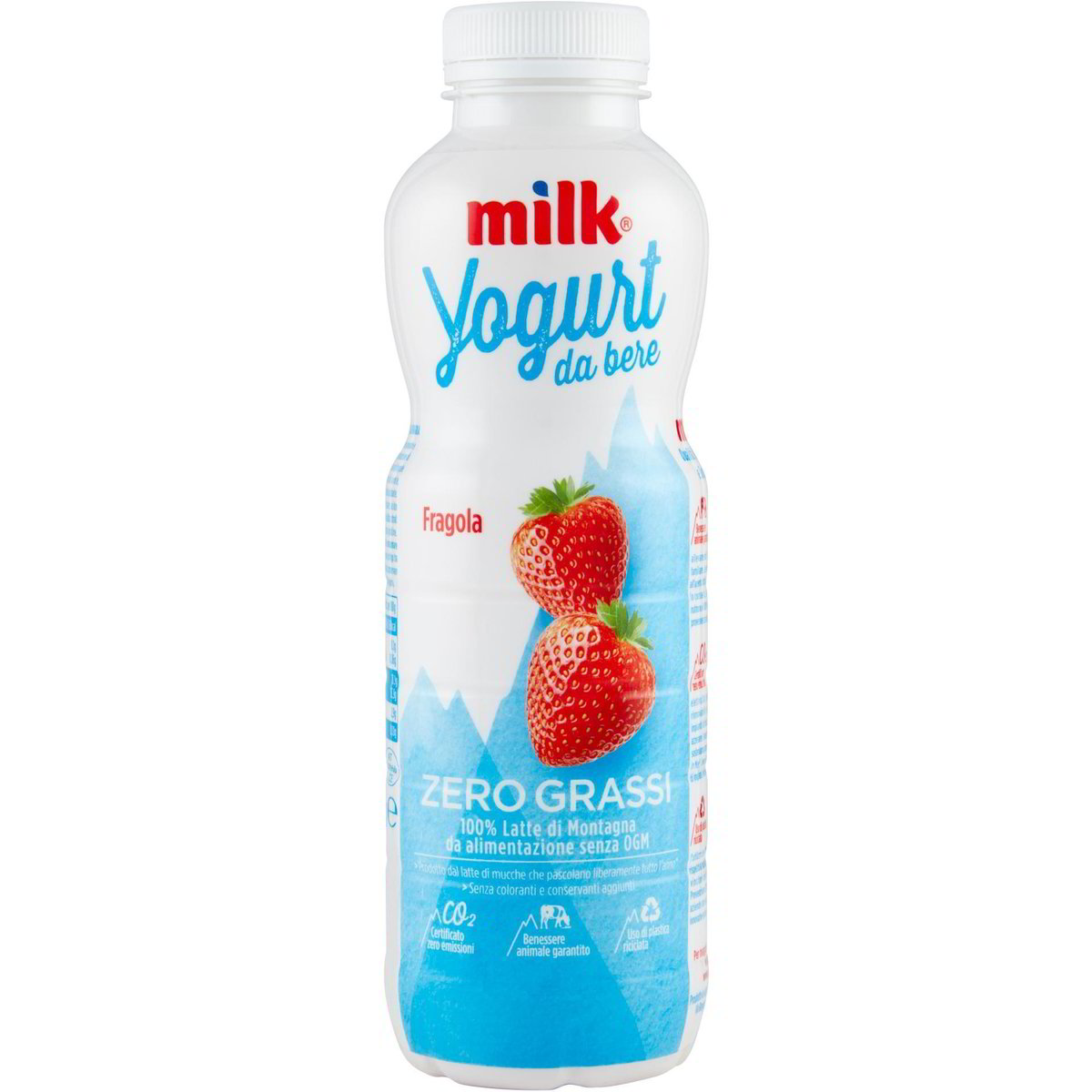 Yogurt da bere magro zero grassi fragola MILK 500 G - Coop Shop