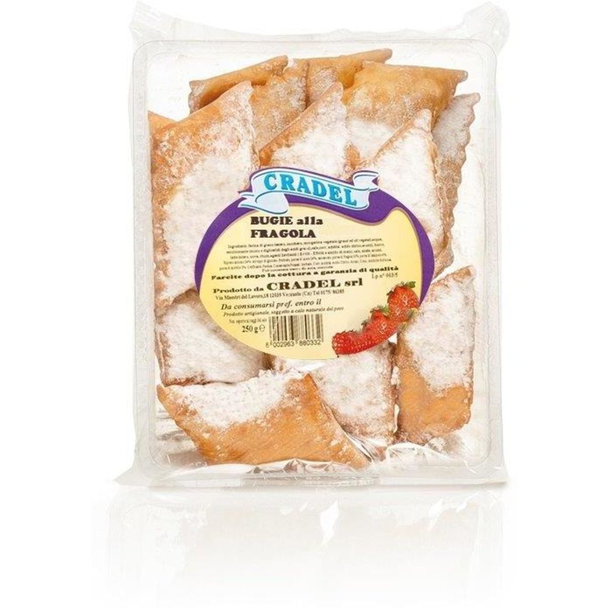 Bugie ripiene alla fragola CRADEL 250 GR - Coop Shop