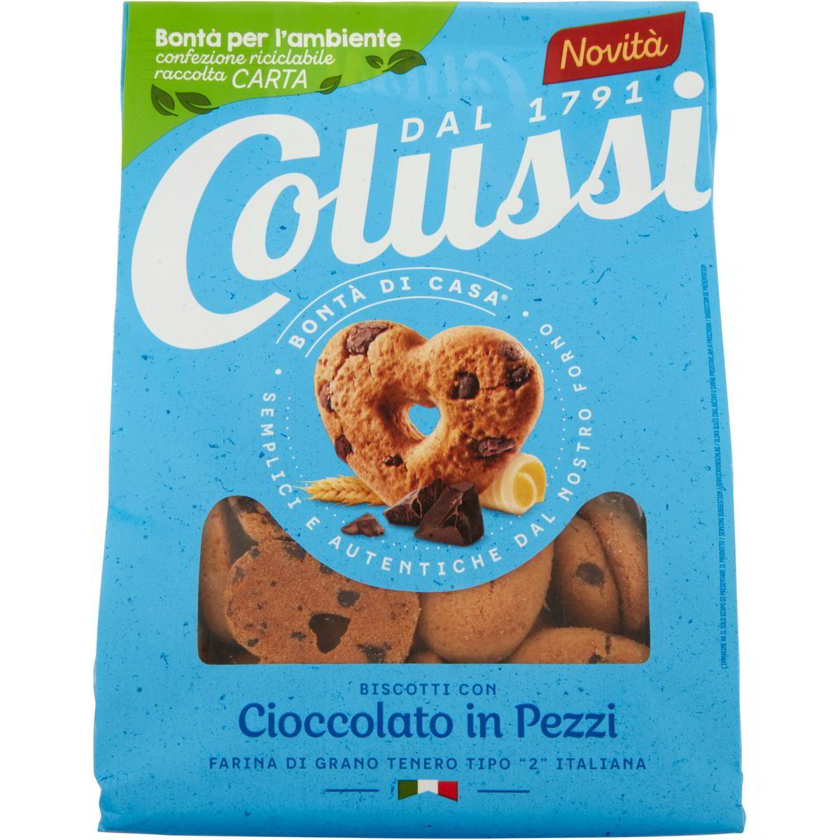 Biscotti con cioccolato in pezzi COLUSSI 500 G - Coop Shop