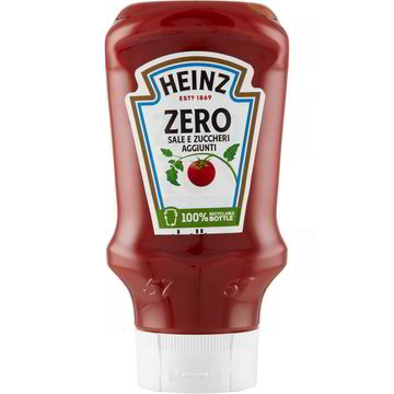 Ketchup zero sale e zuccheri aggiunti HEINZ 425 G - Coop Shop