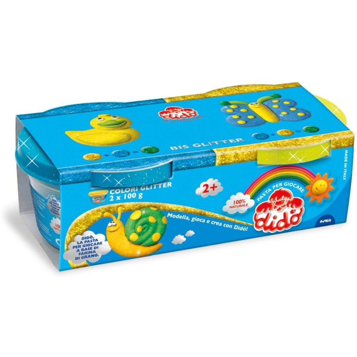 Gioco didò glitter DIDÒ 2 X 100 G - Coop Shop