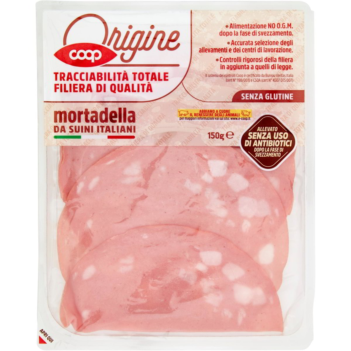 Mortadella COOP - ORIGINE 150 G - Coop Shop