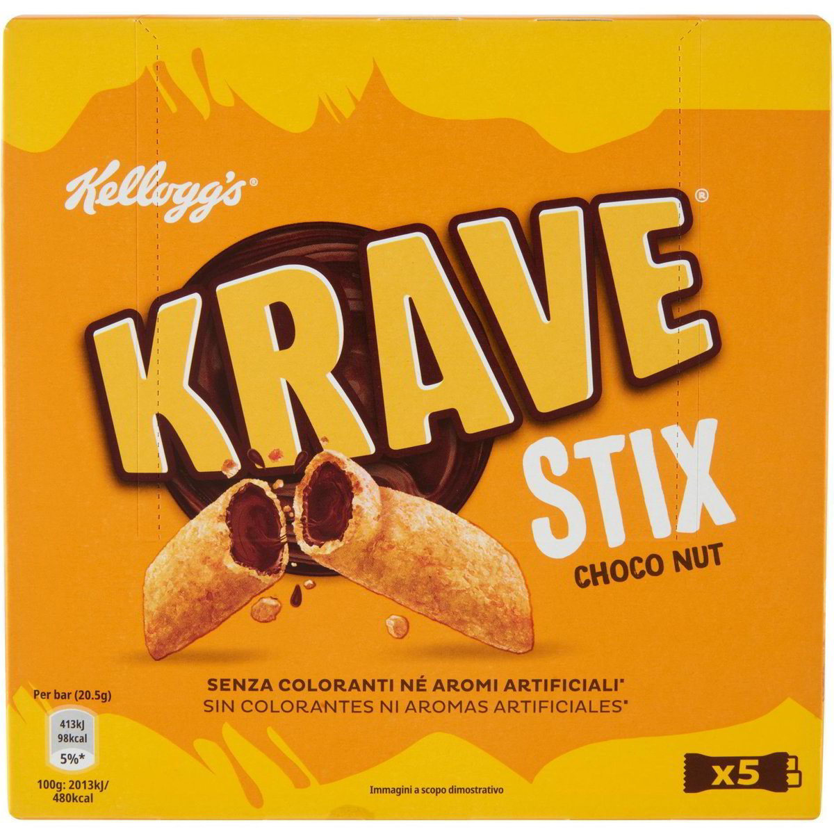 Cereali choco krave stix KELLOGG'S 102,5 G - Coop Shop