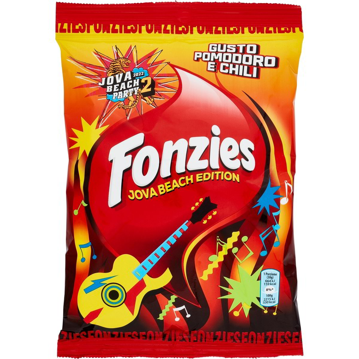 Fonzies jova beach edition pomodoro e chili FONZIES 100 G - Coop Shop