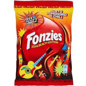 Fonzies jova beach edition pomodoro e chili FONZIES 100 G - Coop Shop