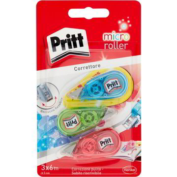 Correttore micro roller 5mm multipack 3 x 6m PRITT 1 PZ - Coop Shop
