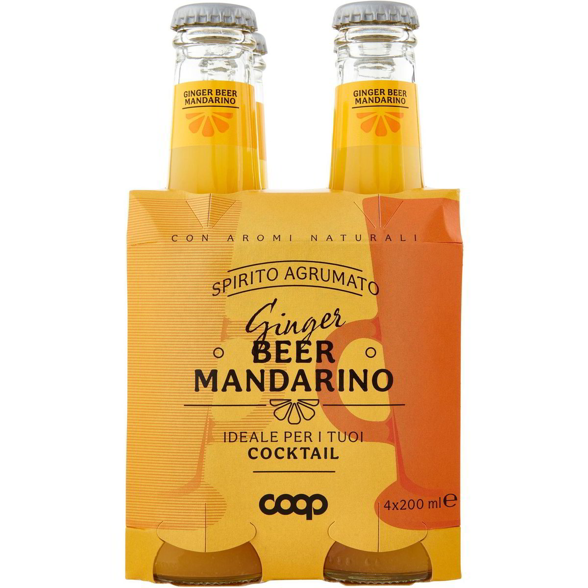 Ginger beer gusto mandarino e arancia COOP 4 X 200 ML - Coop Shop