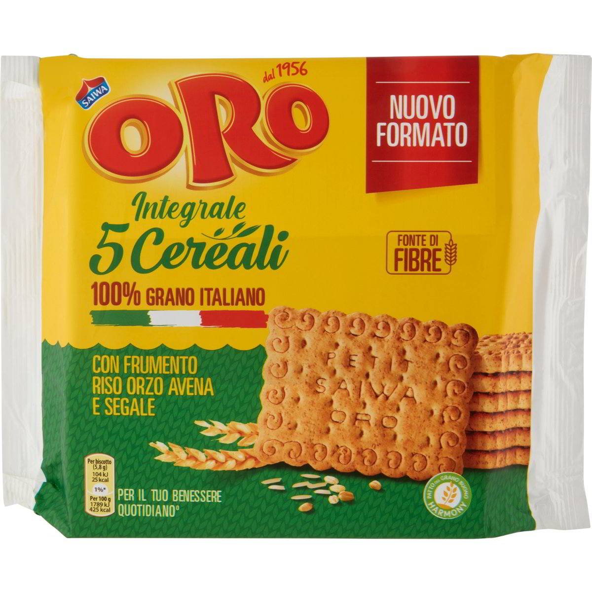 Biscotti secchi ai 5 cereali ORO SAIWA 420 G - Coop Shop