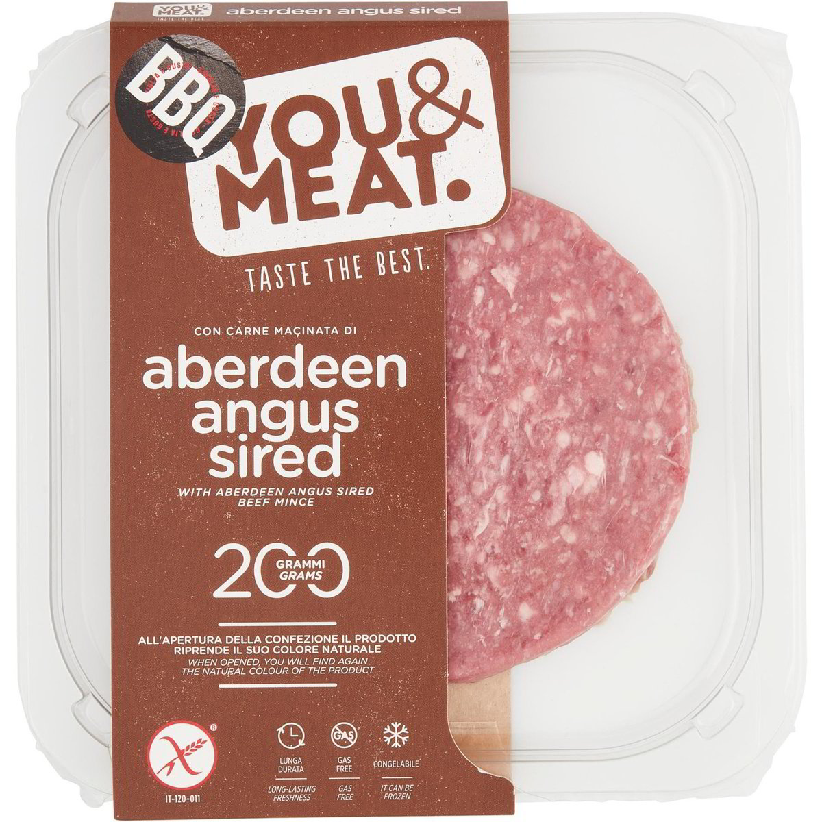 Hamburger con macinata di aberdeen angus sired YOU&MEAT 200 G - Coop Shop
