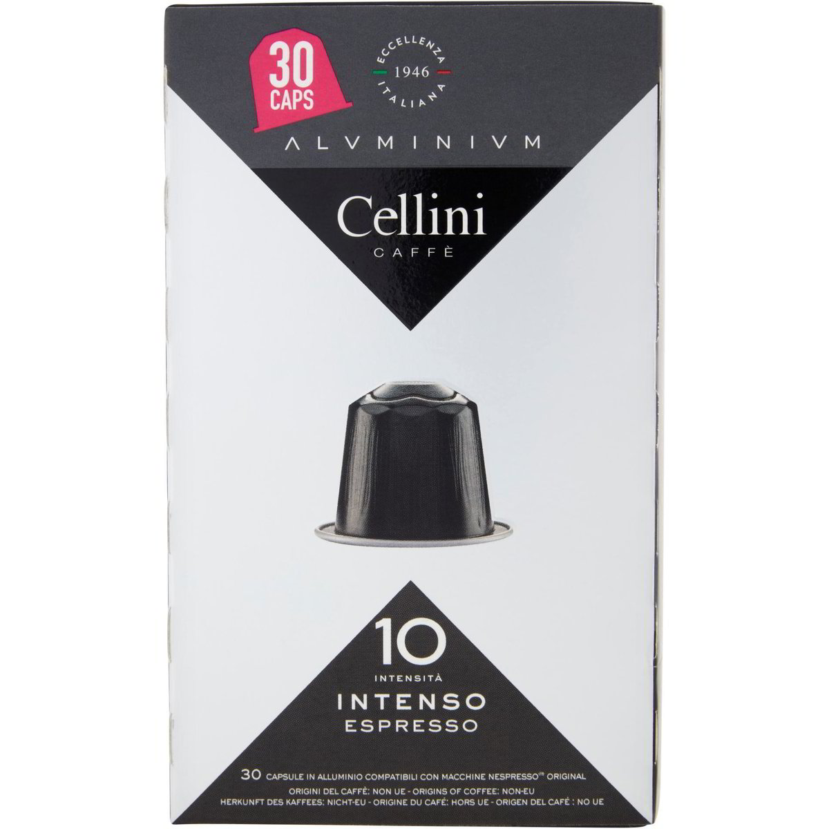 Capsule caffè espresso intenso x30 CELLINI - NESPRESSO 1 PZ - Coop Shop