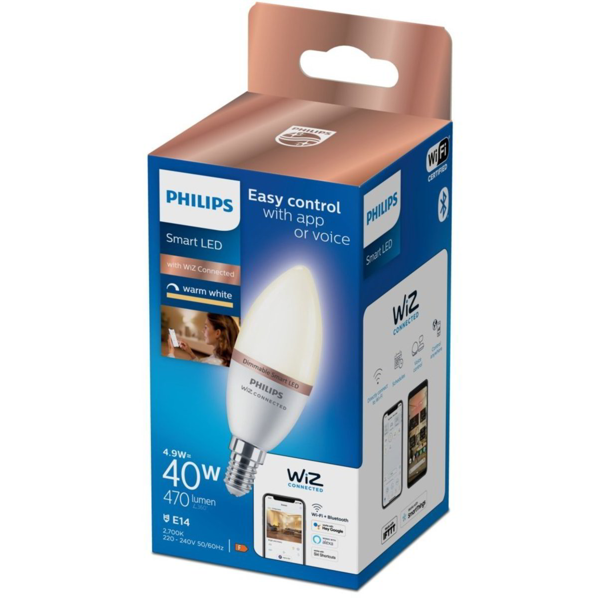 Lampadina smart led dimmerabile 40w e14 PHILIPS 1 PZ - Coop Shop