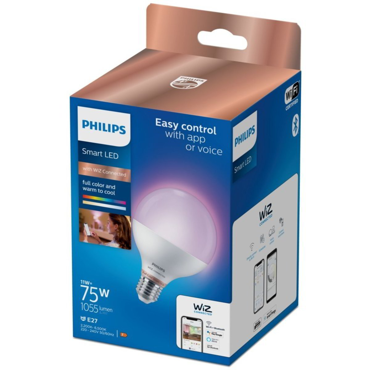 Lampadina smart led color globo 75w e27 PHILIPS 1 PZ - Coop Shop
