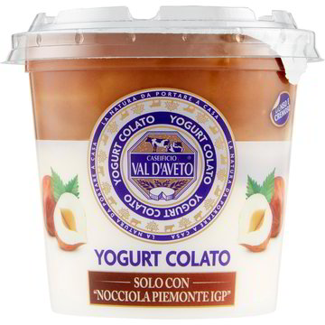 Yogurt colato con nocciola piemonte igp CASEIFICIO VAL D'AVETO 150 G ...