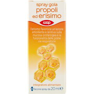 Propoli ed erisimo spray gola COOP 20 ML - Coop Shop