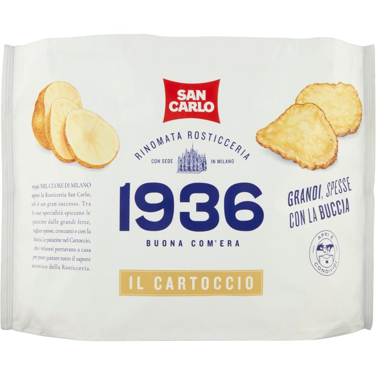Patatine 1936 il cartoccio SAN CARLO 170 G - Coop Shop