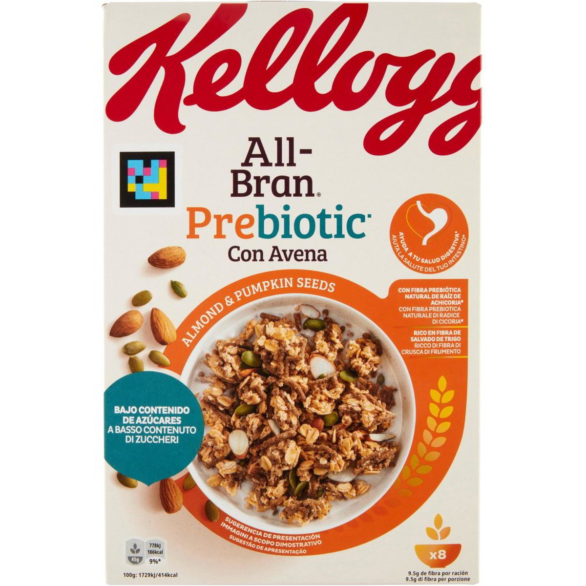 Muesli prebiotic all-bran KELLOGG'S 320 G - Coop Shop