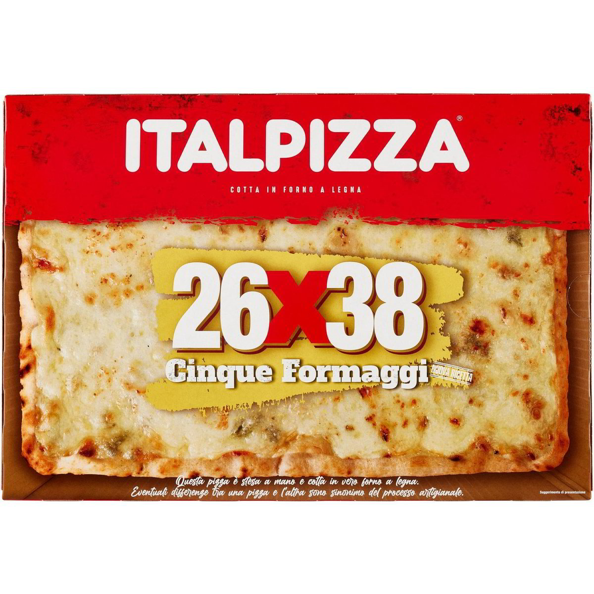 Pizza ai cinque formaggi 26x38 ITALPIZZA 530 G - Coop Shop