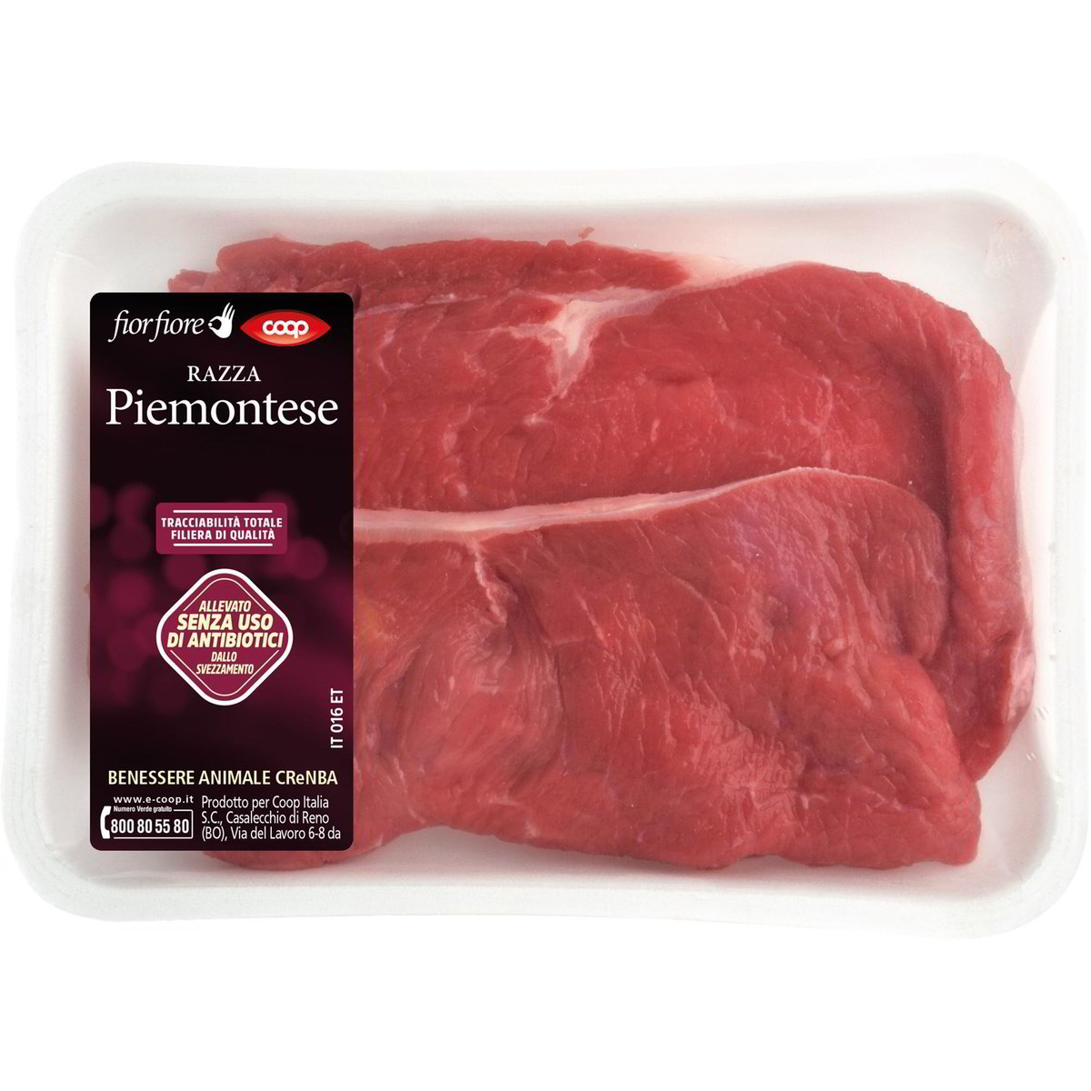 Vitellone lombo razza piemontese COOP - FIOR FIORE 350 G - Coop Shop
