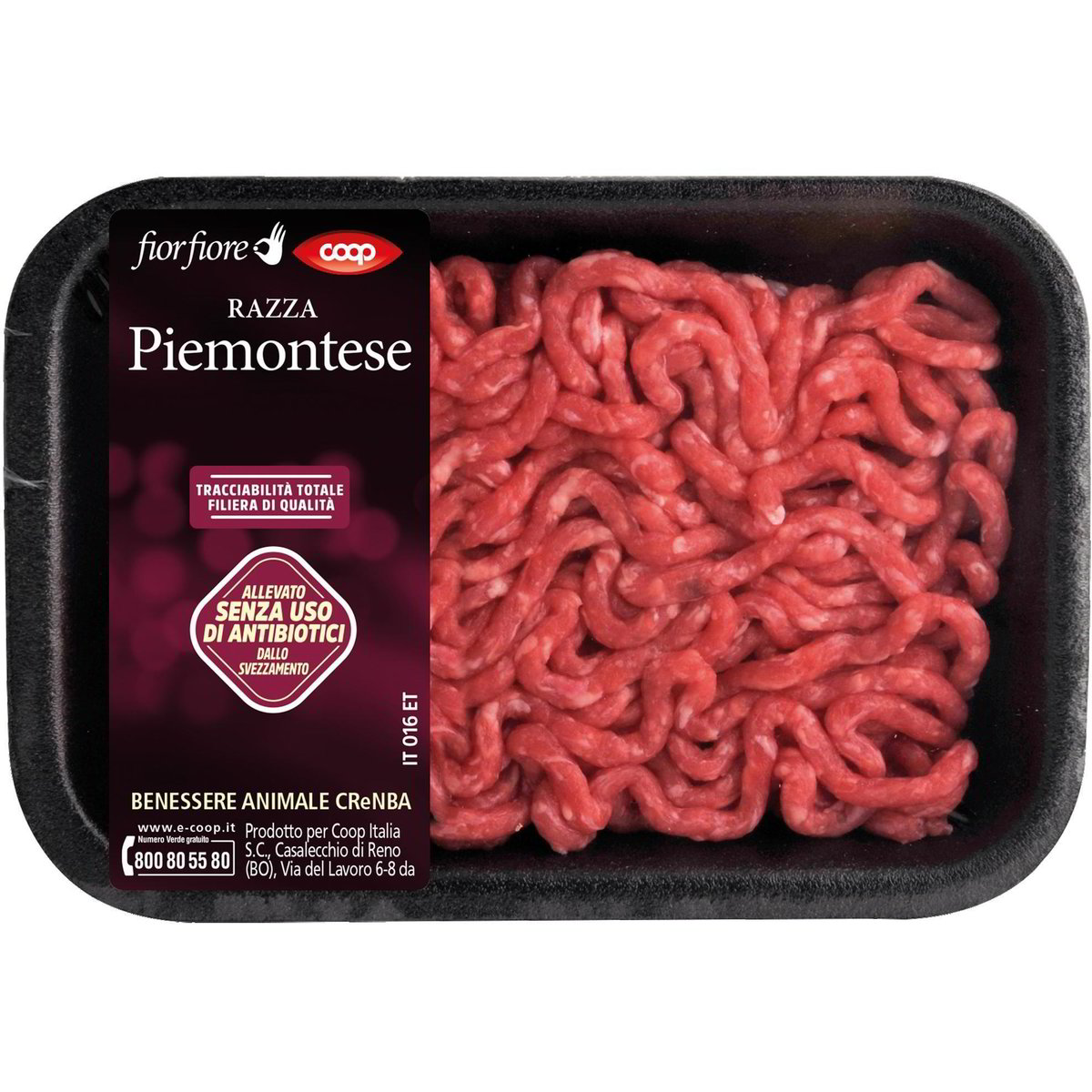 Bovino adulto macinato razza piemontese COOP - FIOR FIORE 250 G - Coop Shop