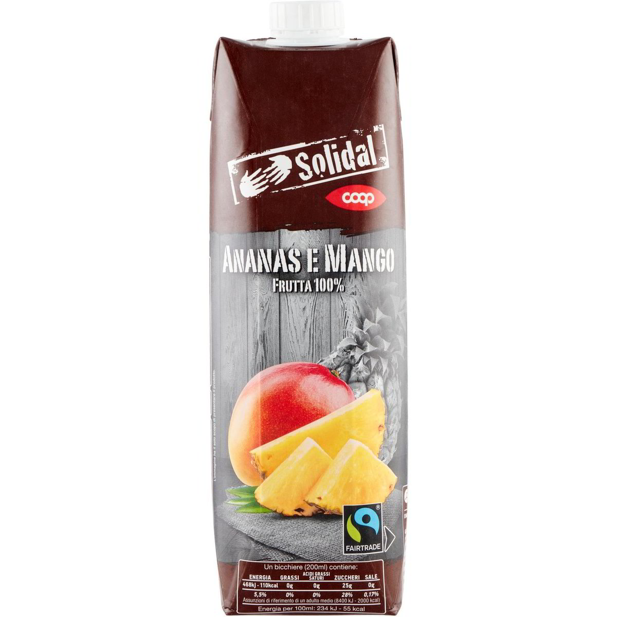 Succo ananas e mango 100% COOP - SOLIDAL 1000 ML - Coop Shop
