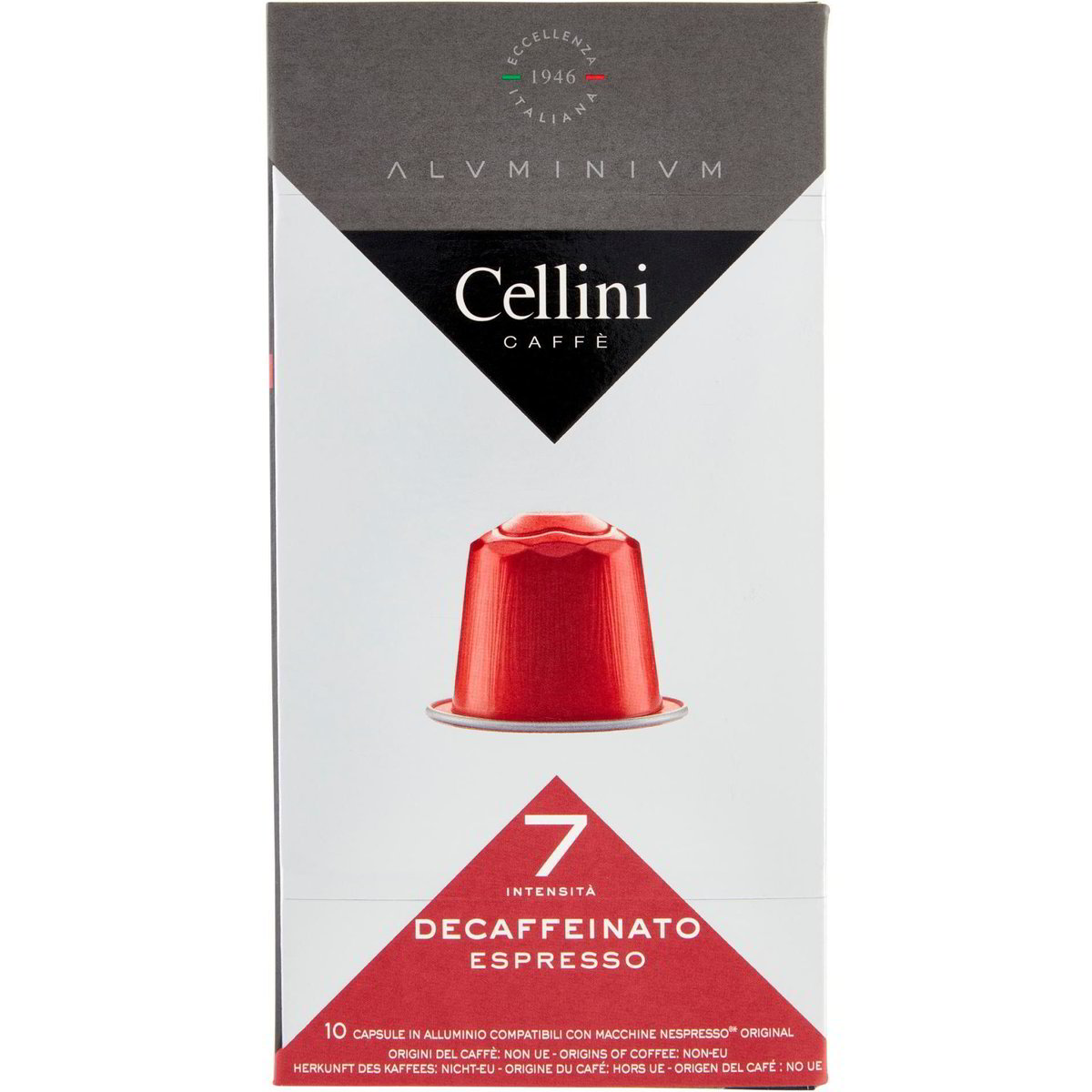 Capsule caffè espresso decaffeinato x10 CELLINI 1 PZ - Coop Shop